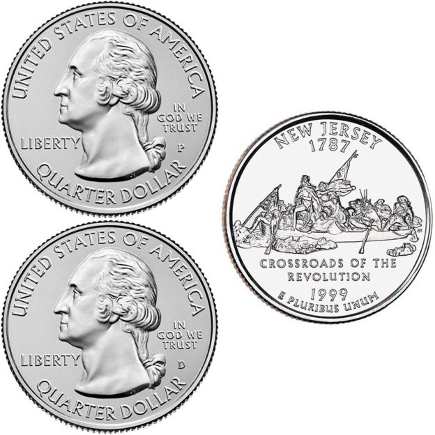 1999 New Jersey State Quarters - Surfcoins
