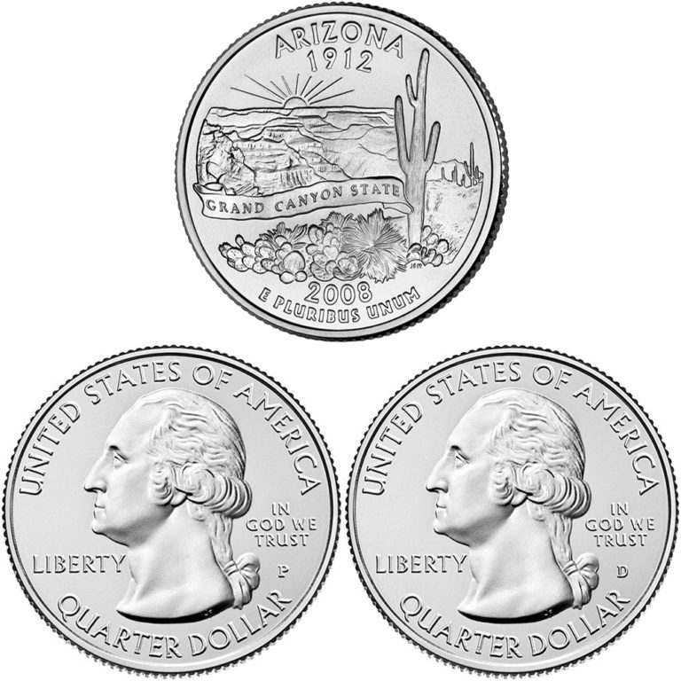 2008 Arizona State Quarters - Surfcoins