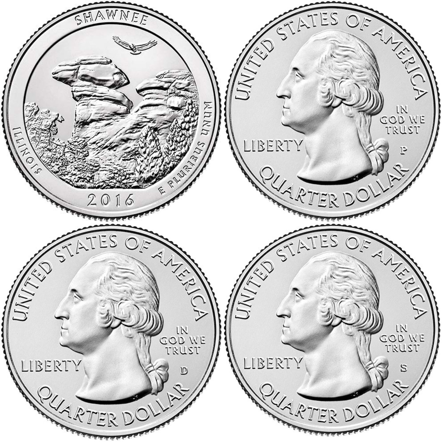 2016 Shawnee National Forest Illinois National Park NP Quarters – Surfcoins