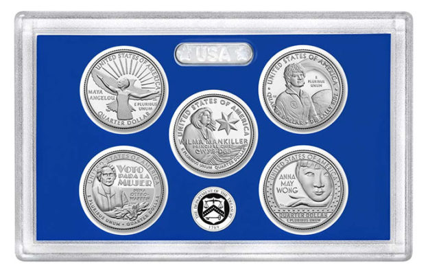 2022 S Clad Proof Set American Women Quarters – Surfcoins