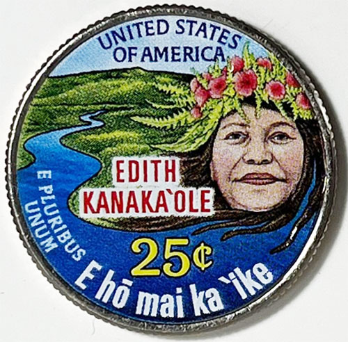 2023 American Women Quarters Edith Kanakaole – Surfcoins