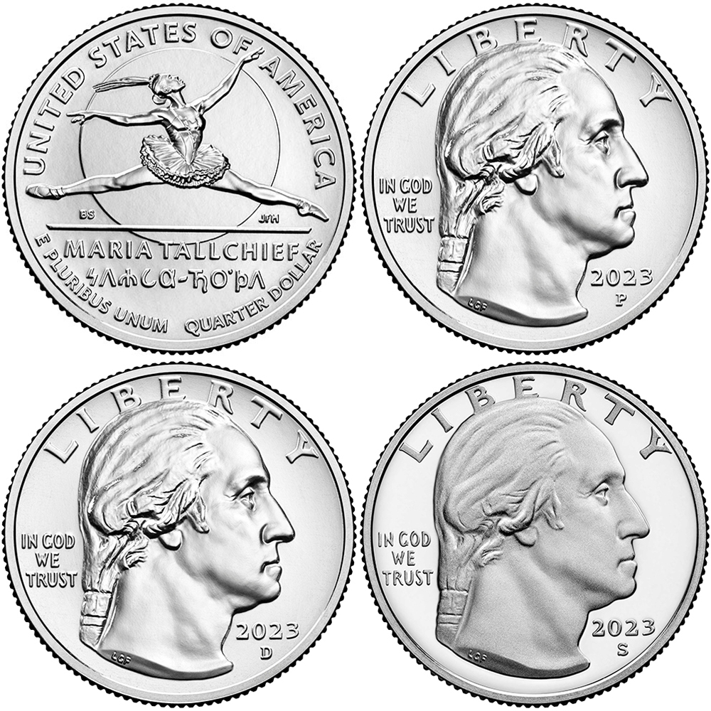 2023 American Women Quarters Maria Tallchief – Surfcoins