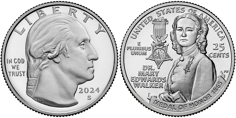 2024 American Women Quarters Dr. Mary Edwards Walker – Surfcoins
